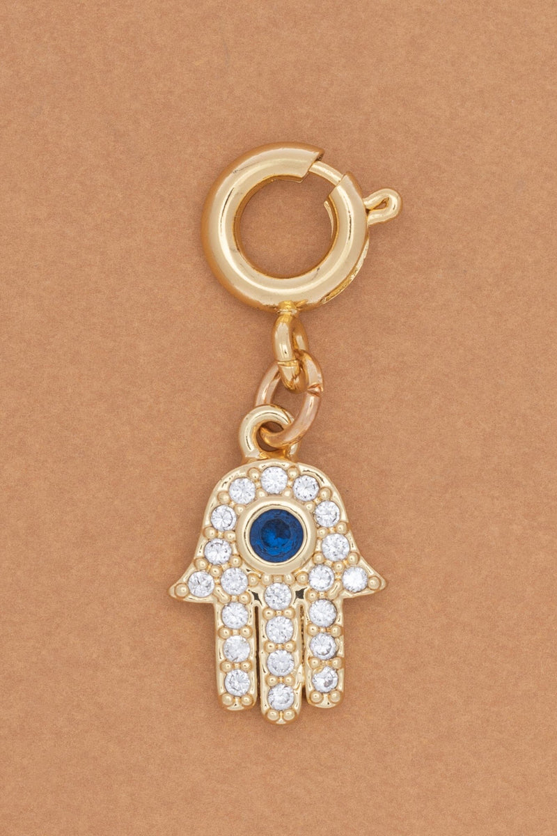 Hamsa Ring Clasp Charm – Nakamol
