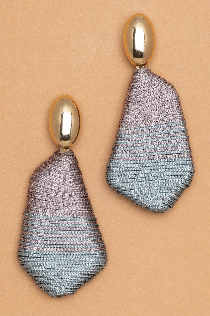 TWILIGHT SILK COCOON EARRINGS – Nakamol