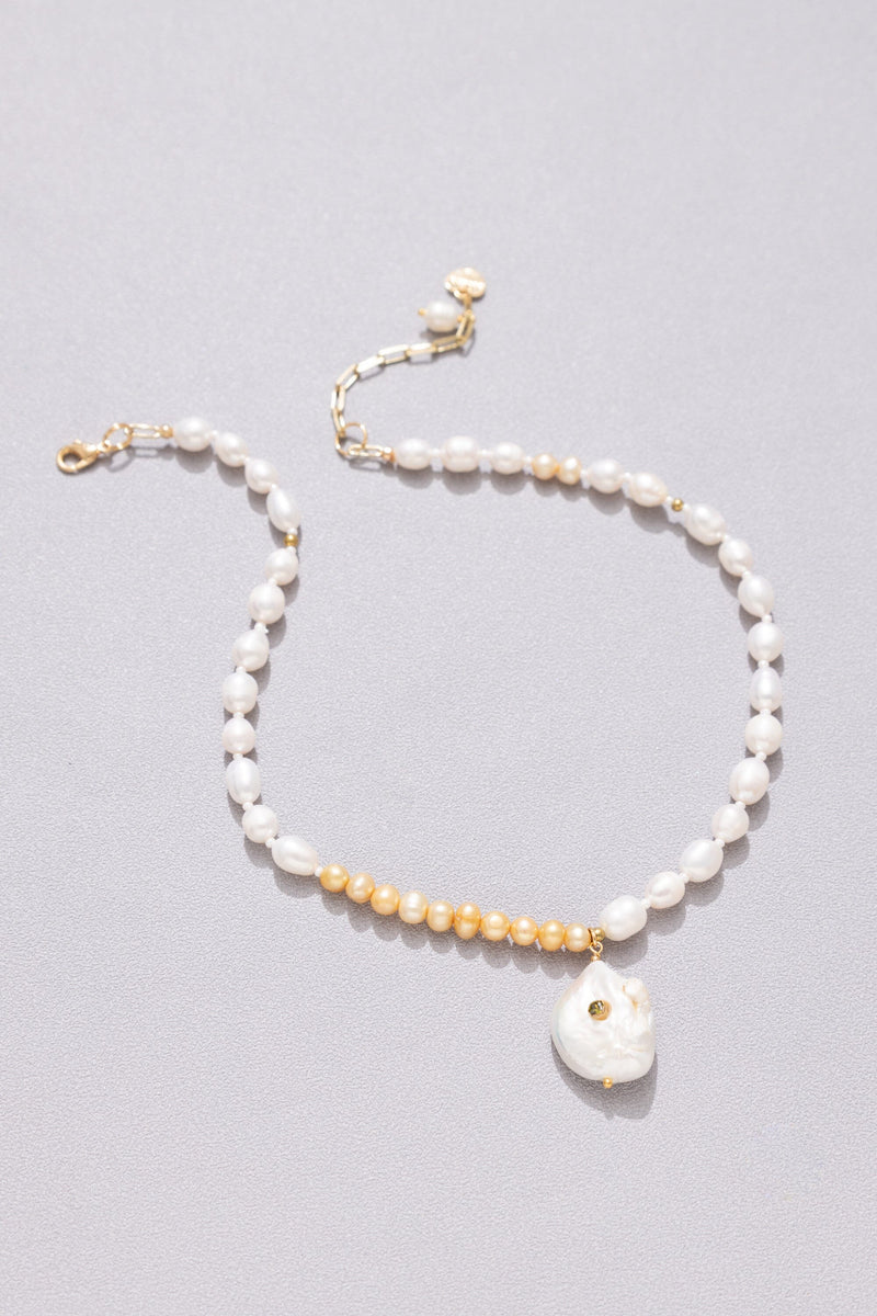 Glowing Pearl Pendant Necklace – Nakamol
