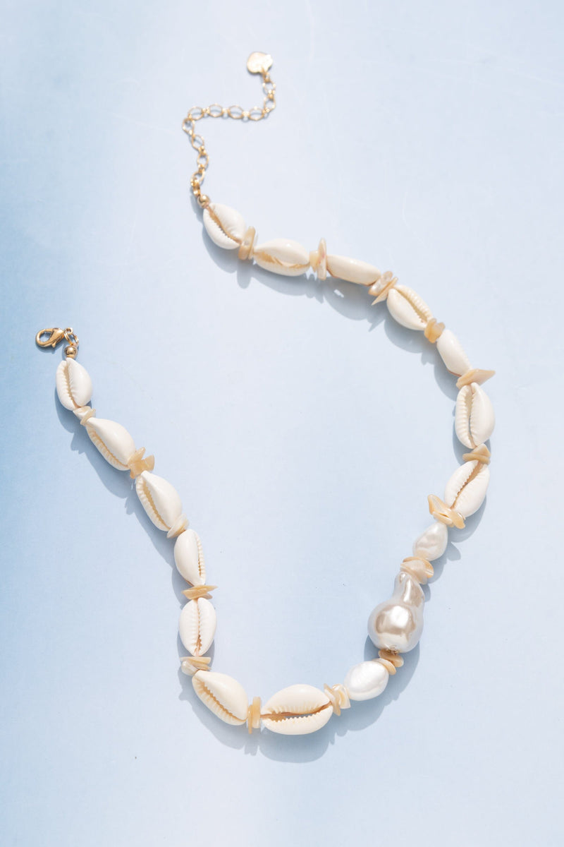 Pucca Shell Entwined Chain Necklace – Nakamol