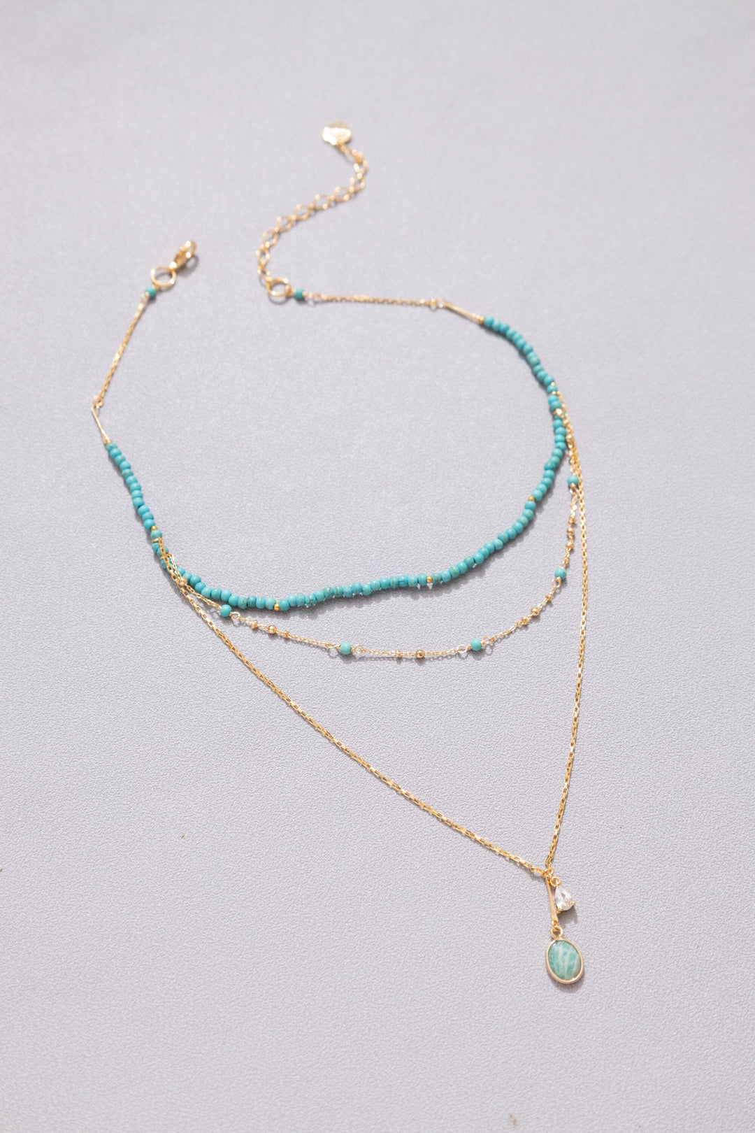 Aqua Tri-Layer Pendant – Nakamol